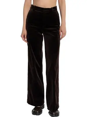 Zadig&Voltaire Velour "panol" Trousers - Brown