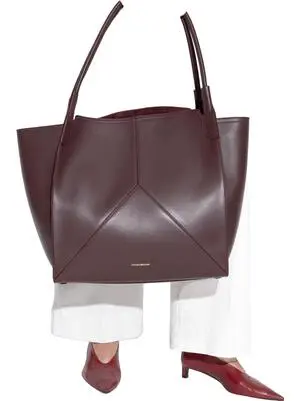 Victoria Beckham Shopper Bag - Burgundy