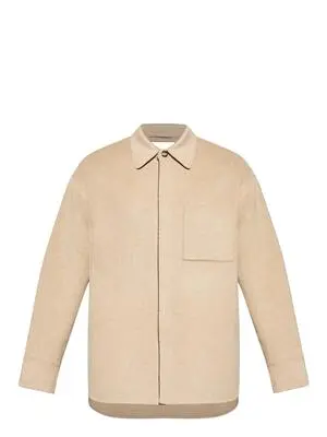 JW Anderson Wool Overshirt Jacket - Beige