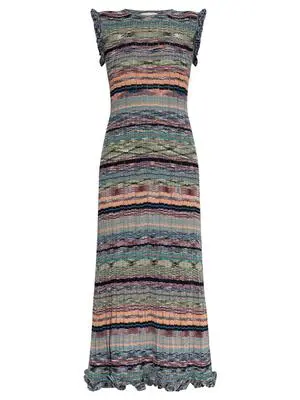 ULLA JOHNSON Ajak Knit Midi Dress