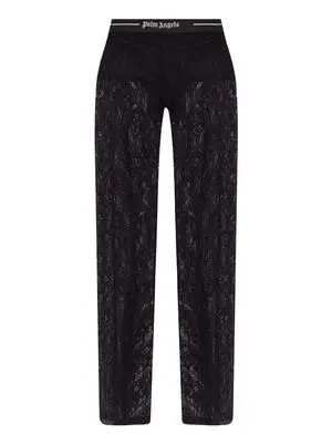 Palm Angels Lace Trousers - Black