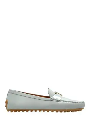 TOD’S Leather Loafers - Light Blue