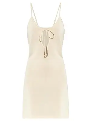 Zadig&Voltaire Savana Mini Dress - Cream
