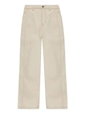 Ami Wide-leg Jeans - Cream