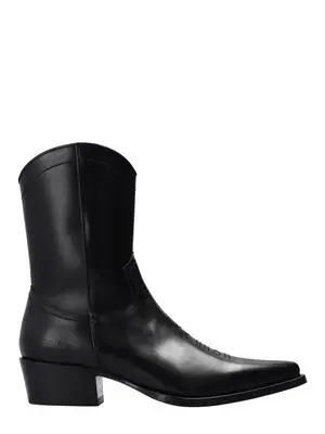 Dsquared2 Wanderer Leather Ankle Boots - Black