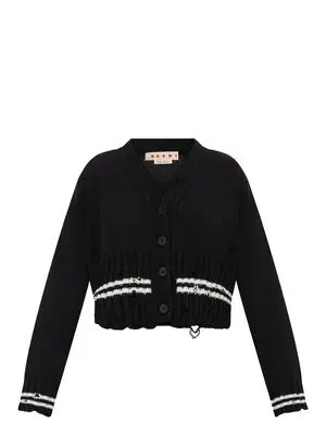 Marni Cotton Cardigan - Black