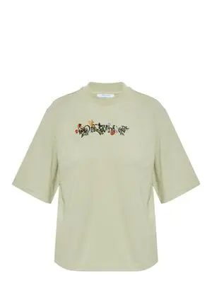 Off-White Logo T-shirt - Green