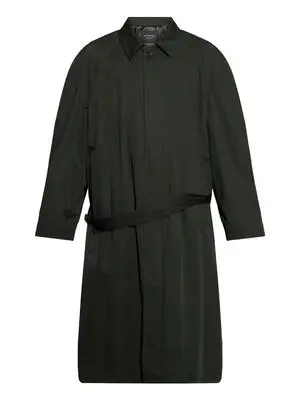 Balenciaga Tie-waist Cotton Coat - Green
