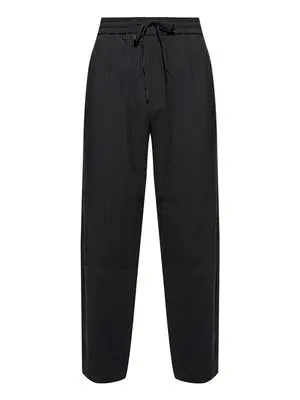 Iceberg Relaxed Fit Trousers With Pockets - Black