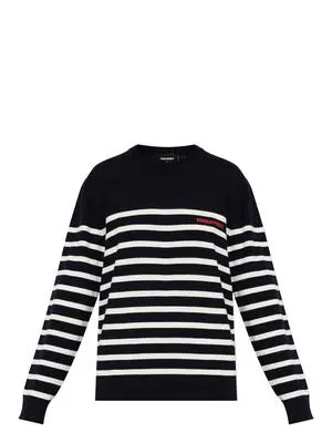 Dsquared2 Logo Sweater - Navy Blue