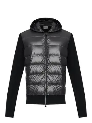 Moncler Puffer-front Cardigan - Black