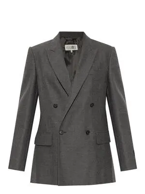 MAISON MARGIELA Wool Blazer - Grey