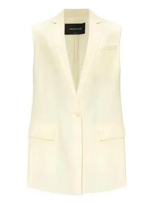 Fabiana Filippi Wool And Silk Vest - Cream