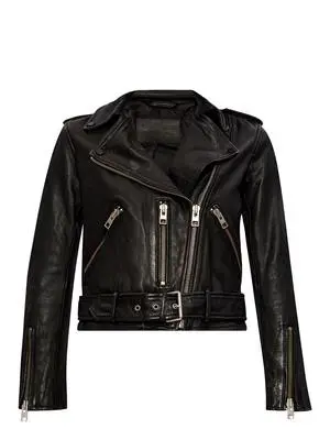 ALLSAINTS Balfern Leather Biker Jacket - Black