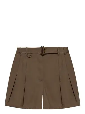 Burberry High-waisted Tailored Shorts - Green