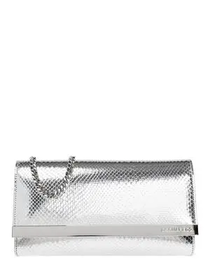 Dsquared2 Embossed Leather Clutch - Silver