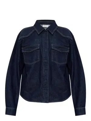 GESTUZ Gzsummer Denim Jacket - Navy Blue
