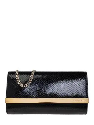 Dsquared2 Embossed Leather Clutch - Black