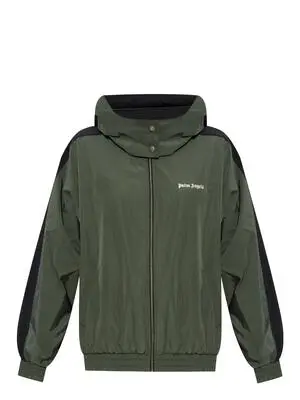 Palm Angels Logo Jacket - Green