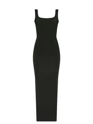 ENTIRE STUDIOS Square Neck Maxi Dress - Black