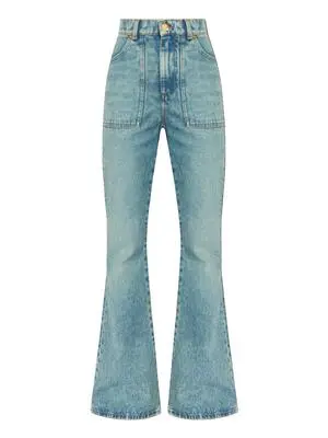 Balmain Flared Jeans - Blue