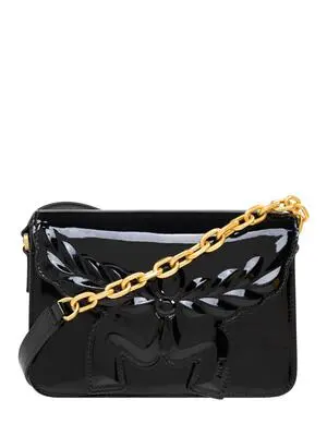 Mcm Himmel Laurel Shoulder Bag - Black