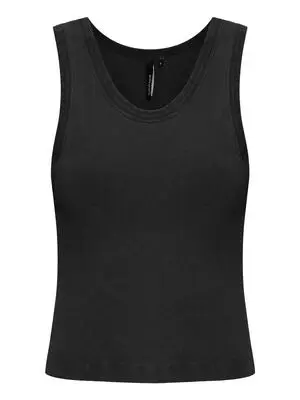 ENTIRE STUDIOS Cropped Tank Top - Black