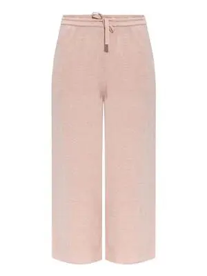JIL SANDER Cashmere Trousers - Pink