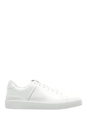 Balmain B-court Leather Sneakers - White