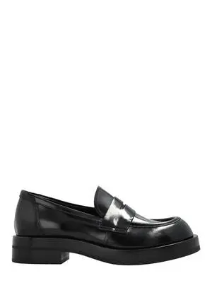 Agl Trudi Leather Loafers - Black