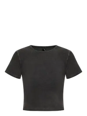 ENTIRE STUDIOS Micro Waffle T-shirt - Black