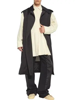JIL SANDER Long Vest - Black