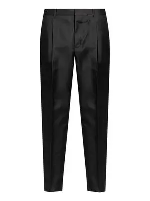 Dsquared2 Wool And Silk Trousers - Black