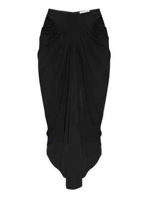 Alaïa Draped Skirt - Black