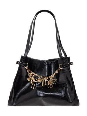 Chloé Charms Shoulder Bag - Black