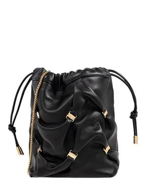 FERRAGAMO Bucket Shoulder Bag - Black