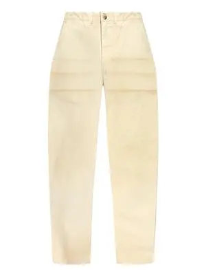 Golden Goose Trousers With Pockets - Cream