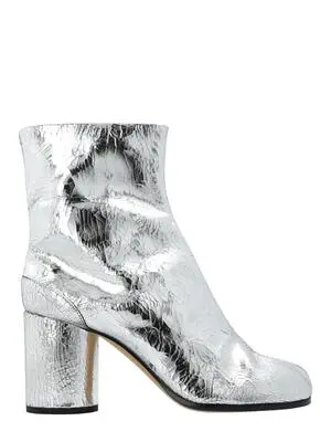 MAISON MARGIELA Heeled Tabi Ankle Boots - Silver