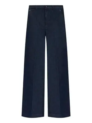 Moncler Straight-leg Denim Jeans - Navy Blue