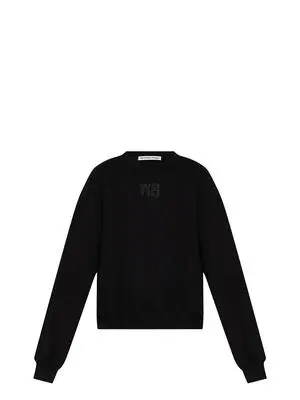 Alexander Wang Logo Sweatshirt - Black