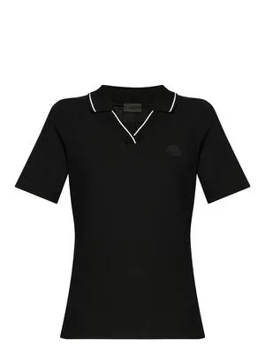 Moncler Cotton Polo - Black