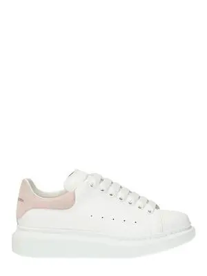 Alexander McQueen Leather Sneakers With Logo Detail - Pink
