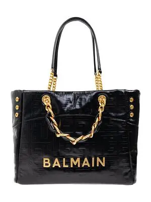 Balmain 1945 Soft Shopper Bag - Black