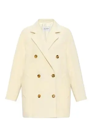 Max Mara Rebus Short Coat Cream