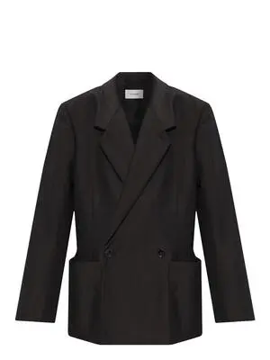 LEMAIRE Double-Breasted Blazer Brown