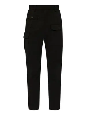 Dsquared2 Cotton Cargo Pants Black