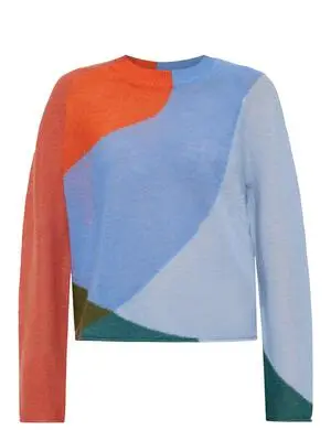 Paul Smith Crew Neck Geometric Patterned Sweater - Multicolour