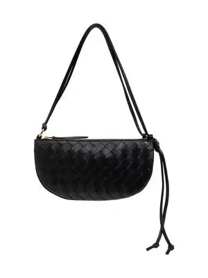 Bottega Veneta Double Shoulder Bag - Black