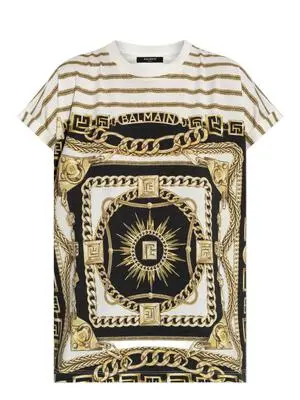 Balmain Printed Top - Cream