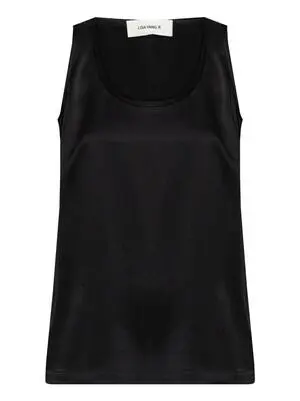 LISA YANG Sleeveless Silk Top - Black